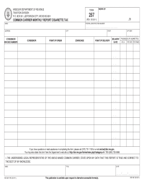 dor 267 Fill Online, Printable, Fillable, Blank - pdfFiller