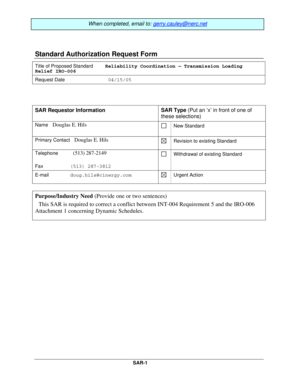 Fillable Online naesb Standard Authorization Request Form - naesb Fax ...