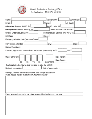 Fillable Online Name Date of Birth Current age Fax Email Print - pdfFiller