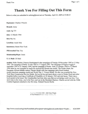 Fillable Online ThankYou For Filling OutThis Form Fax Email Print ...