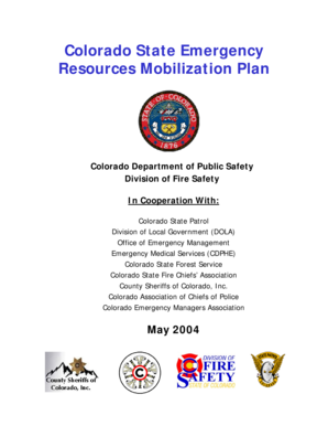 Fillable Online iafc Colorado State Emergency Resources Mobilization ...
