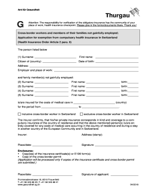 Fillable Online gesundheit tg Formular G e - gesundheit tg Fax Email ...