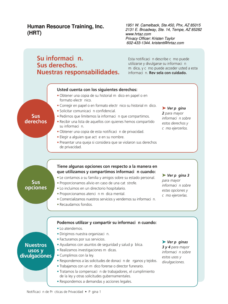 Fillable Online (HRT) Su informacin Fax Email Print - pdfFiller