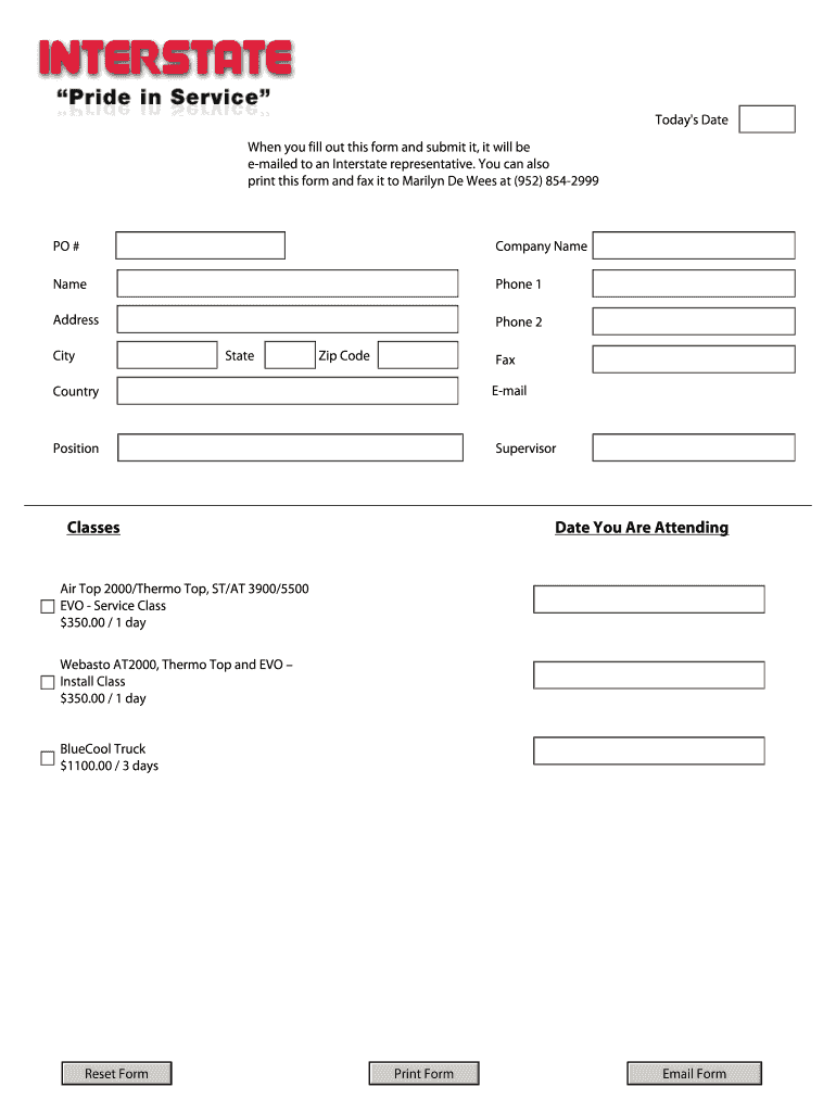Fillable Online Detroit Diesel Class Application. This form is used to ...