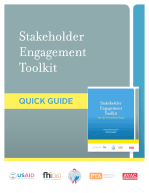 Fillable Online Stakeholder Engagement Toolkit Quick Guide Fax Email ...