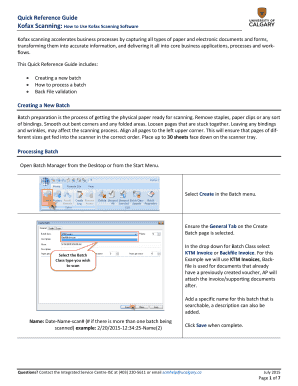 Fillable Online Kofax Scanning: How to Use Kofax Scanning Software Fax ...