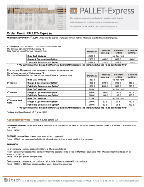 Fillable Online sypal Order Form PALLET-Express - sypal Fax Email Print ...