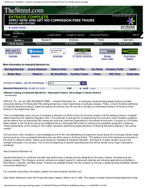 Fillable Online TheStreetcom - StockQuotes - the latest in stock quotes ...