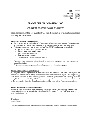 Fillable Online Matching Funds application bformb - bERMb Fax Email Print - pdfFiller