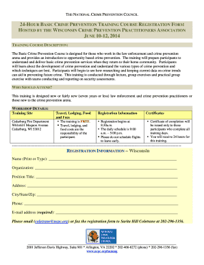 Fillable Online Wisconsin Basic CP Registration Form Fax Email Print ...