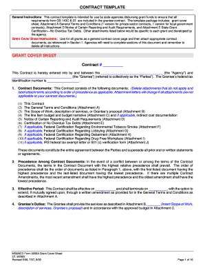 Fillable Online Contract Template for Use with Private Sector Contracts ...