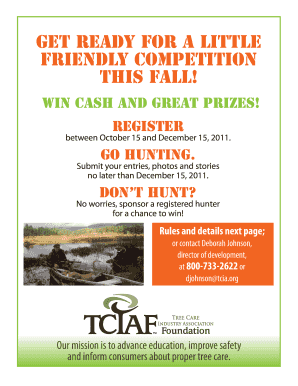 Fillable Online Get ready for a little friendly competition this fall ...