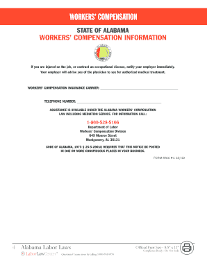 Fillable Online ALABAMA LABOR LAWS - Gardner Trucking Fax Email Print ...