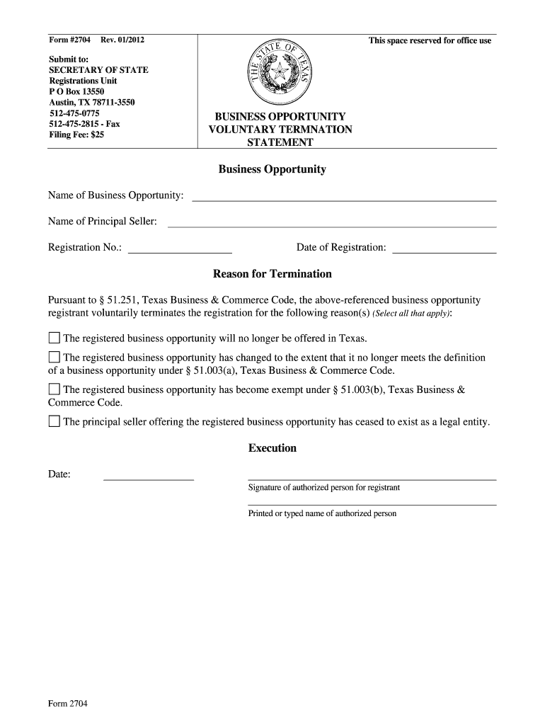 Fillable Online sos texas Statutory Documents Forms Index - Texas ...