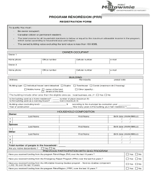 Fillable Online PROGRAM RNORGION PRR - bmrcmatawiniebborgb Fax Email ...