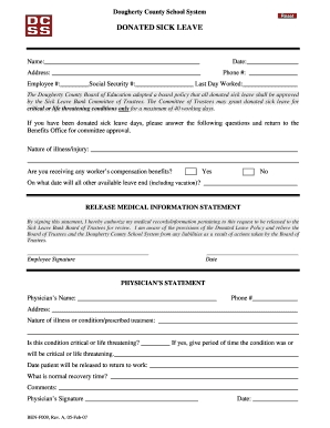Fillable Online dcss schooldesk Donated Leave Release Formdoc Fax Email ...
