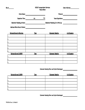 Fillable Online dcss schooldesk Bus DCSS Transportation Services Date ...