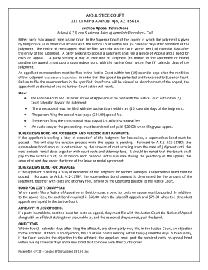 Fillable Online FORCIBLE ENTRY AND DETAINER APPEAL INSTRUCTIONS Fax ...