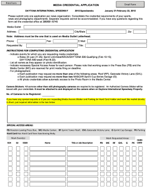 Fillable Online INSTRUCTIONS FOR COMPLETING CREDENTIAL APPLICATION Fax ...