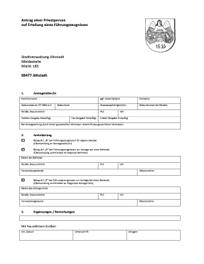 Ausfüllbar Online joehstadt Antrag einer Privatperson auf Erteilung eines ... - J hstadt Fax ...