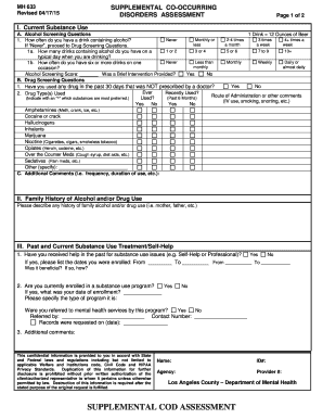 Fillable Online file lacounty Supplemental cod assessment - Los Angeles ...