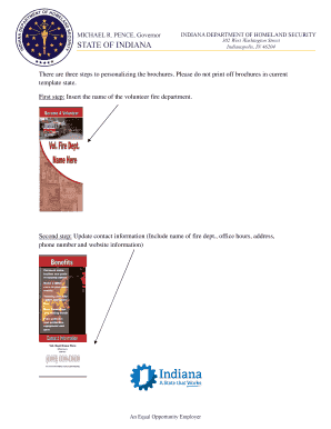 Fillable Online There are three steps to personalizing the brochures ...