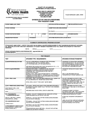 Fillable Online publichealth lacounty DIVISION OF HIV AND STD PROGRAMS ...