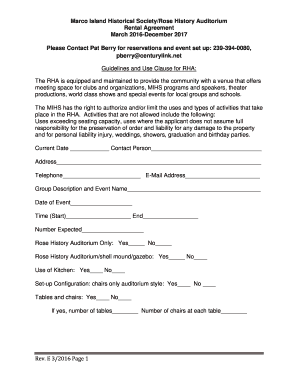 Fillable Online RHA Rental Agreement - PDF - The Marco Island ...