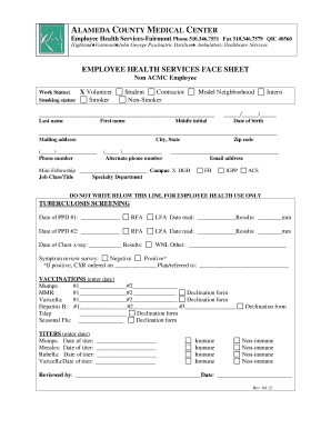 Fillable Online alamedahealthconsortium Alameda County Medical Center ...