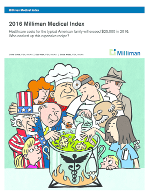 Fillable Online Milliman Medical Index Fax Email Print - pdfFiller