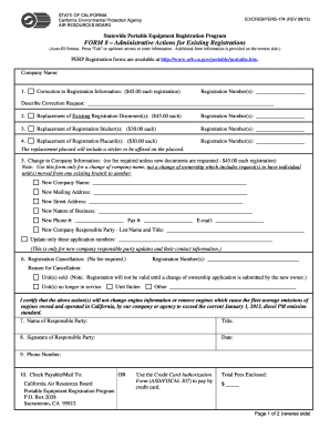 Fillable Online arb ca 174.ED.CREB.PERS (PERP Form 8) (REV 09.04.15 ...