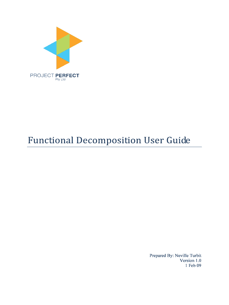 Fillable Online Functional Decomposition Guidelines - projectperfectcomau Fax Email Print ...