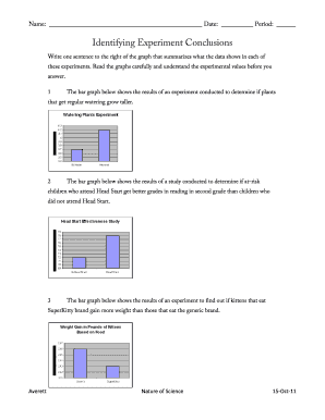Fillable Online Identifying Experiment Conclusions Fax Email Print ...
