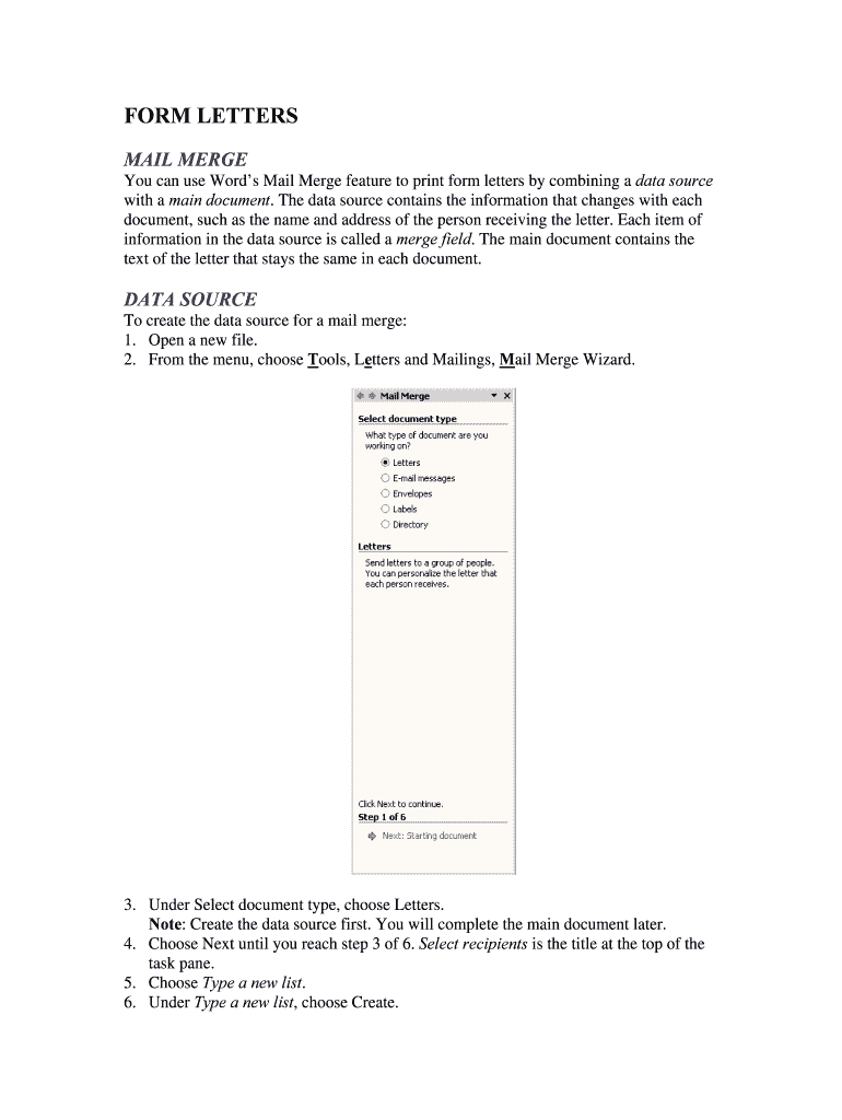 Fillable Online FORM LETTERS - 10egdpkeyboardingcom Fax Email Print ...