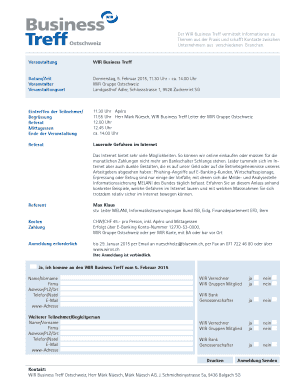 Ausfüllbar Online wir Max Klaus stv. Leiter MELANI ... - WIR Bank Fax ...