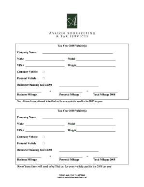 Fillable Online Ava Vehicle Form Fax Email Print - pdfFiller