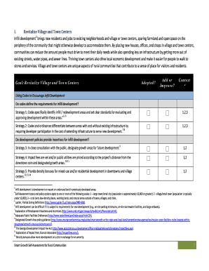 Fillable Online epa Smart Growth Self-Assessment for Rural Communities Self-assessment for small ...