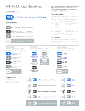 Fillable Online NIH NLM Logo Guidelines Fax Email Print - pdfFiller