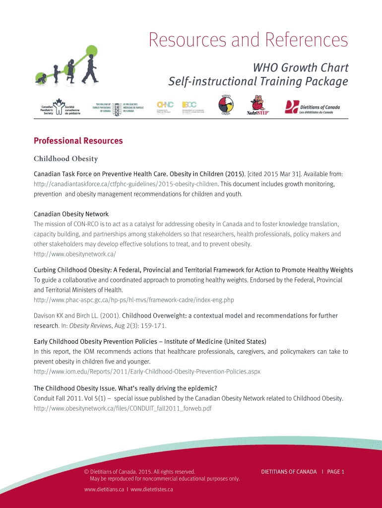 Fillable Online WHO Growth Chart Fax Email Print - pdfFiller