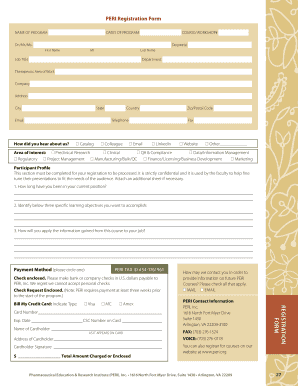 Fillable Online peri BPERIb Registration Form Fax Email Print - pdfFiller