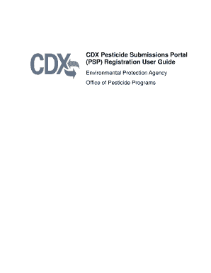 Fillable Online cdx epa CDX Pesticide Submissions Portal Fax Email ...