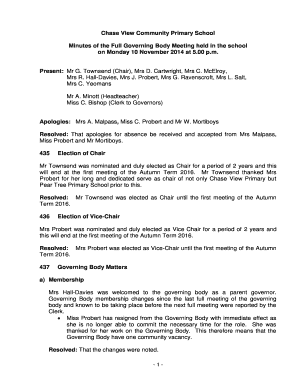 Fillable Online chaseviewprimary co Chase View Community Primary School ...