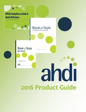 Fillable Online ahdionline Product Guide - AHDI Fax Email Print - pdfFiller