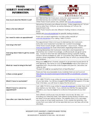 Fillable Online SUBJECT ASSESSMENTS Fax Email Print - pdfFiller