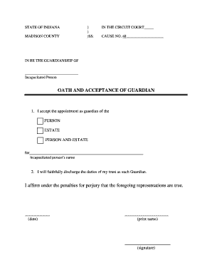 Fillable Online madisoncounty in Petition For Permanent Guardianship ...