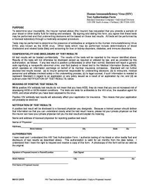 Fillable Online Test Authorization bFormb - The Standard Fax Email ...