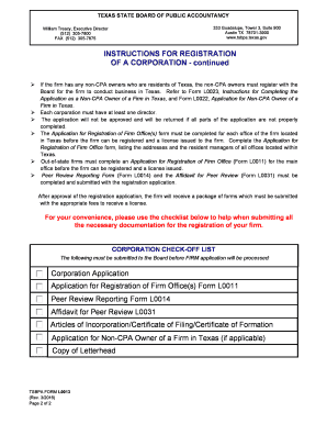 Fillable Online gov INSTRUCTIONS FOR REGISTRATION OF A CORPORATION ...
