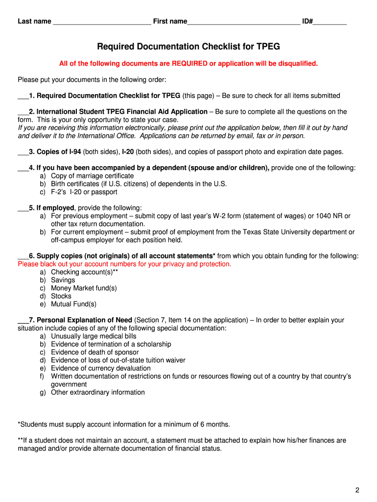 Fillable Online gato-docs its txstate Texas public education grant tpeg ...