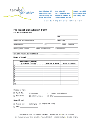 Fillable Online pre-consult form2doc Fax Email Print - pdfFiller