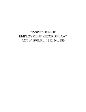 Fillable Online "INSPECTION OF Fax Email Print - pdfFiller